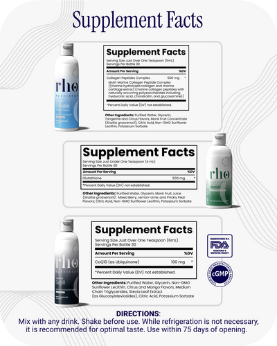 Total Rho Stack by Rho Nutrition | All-in-One Wellness & Performance Bundle